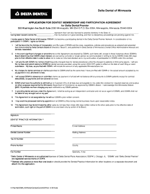 Fillable Online deltadentalmn Delta Dental of Minnesota - deltadentalmn Fax Email Print - pdfFiller