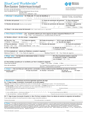 Fillable Online International Claim Spanish.indd Fax Email Print ...