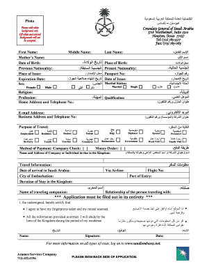 Fillable Online NOTICE ON SAUDI LAWS AND REGULATIONS - Aramco Services ...