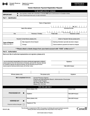 Fillable Online Vendor Electronic Payment Registration Request Fax ...