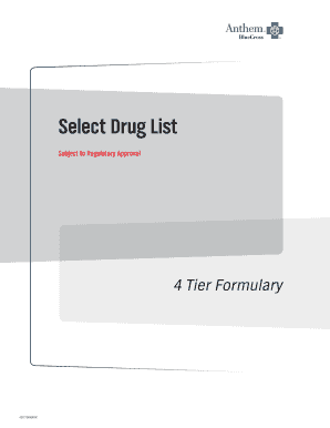Fillable Online 4 Tier Formulary Fax Email Print - pdfFiller