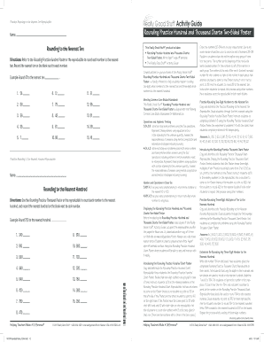 Fillable Online Practice Rounding to the Nearest Ten Reproducible Fax ...