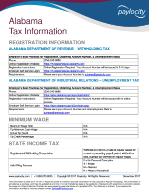 Fillable Online ALABAMA DEPARTMENT OF REVENUE WITHHOLDING TAX Fax Email ...