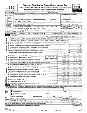 Fillable Online aspca 2014 IRS Form 990 - aspca Fax Email Print - pdfFiller