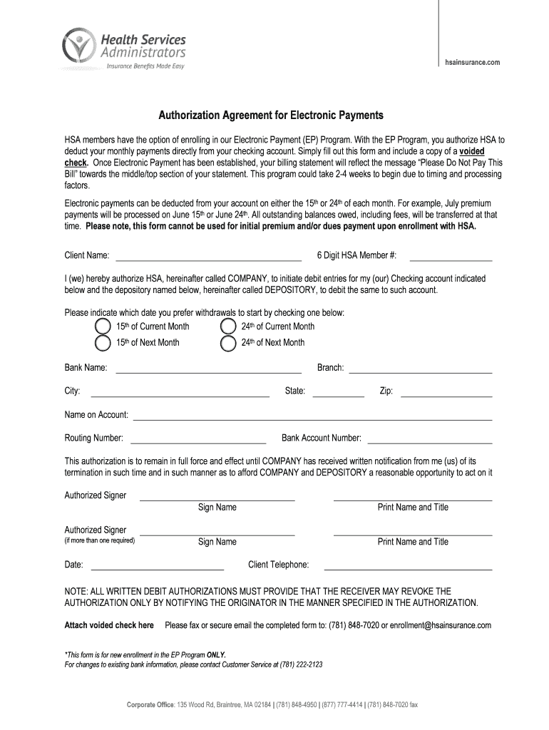 Fillable Online Individual Application Checklist - HSA Insurance Fax ...