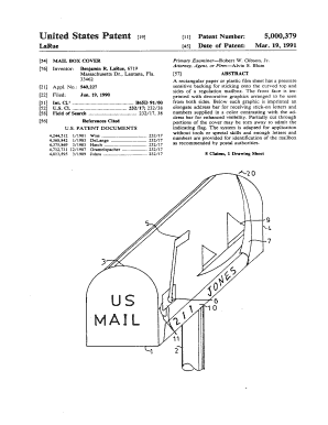 Fillable Online MAIL BOX COVER Fax Email Print - pdfFiller