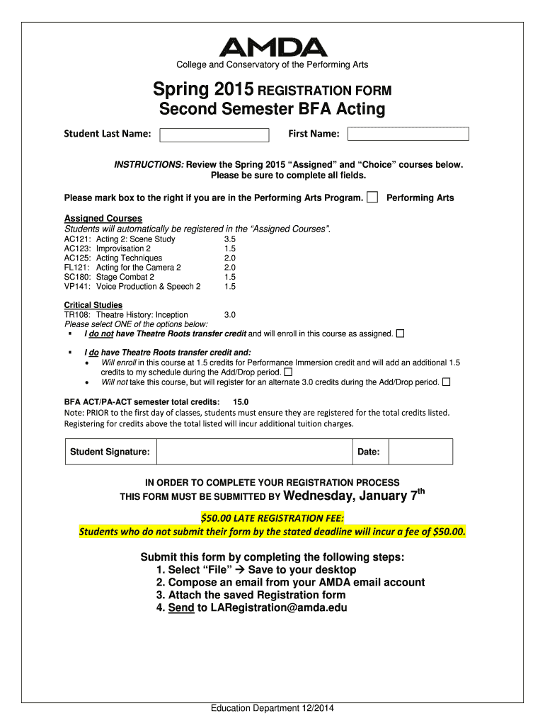 Fillable Online amda Please mark box to the right if you are in the ...