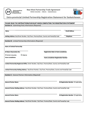 Fillable Online isc Extra-provincial Limited Partnership Registration ...