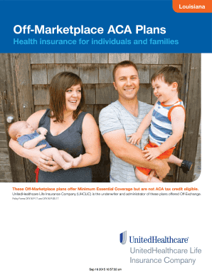 Fillable Online Off-Marketplace ACA Plans Fax Email Print - pdfFiller