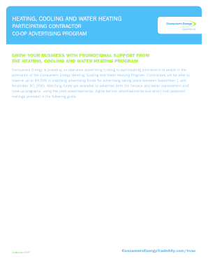 Fillable Online HEATING COOLING AND WATER HEATING Fax Email Print - pdfFiller