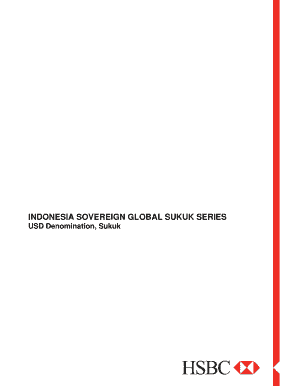Fillable Online INDONESIA SOVEREIGN GLOBAL SUKUK SERIES Fax Email Print ...