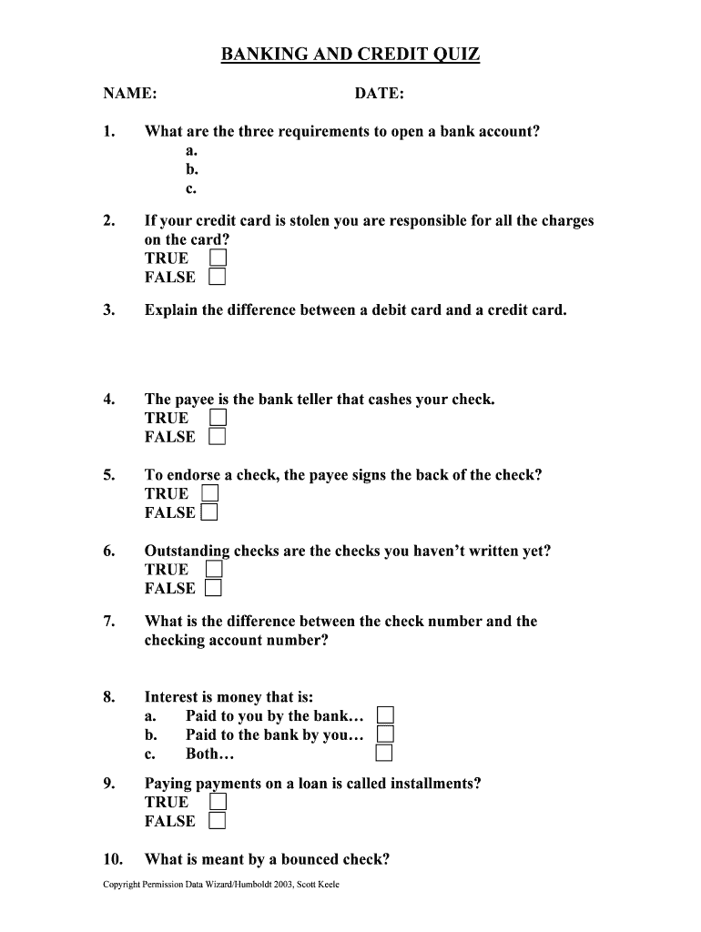 Fillable Online sccs BANKING AND CREDITdoc Fax Email Print - pdfFiller