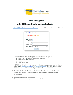 Fillable Online Access https://CTCLogIn Fax Email Print - pdfFiller