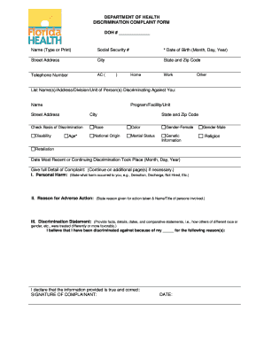 Fillable Online DOH # Fax Email Print - pdfFiller