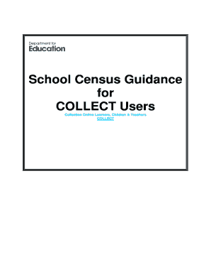 Fillable Online School Census COLLECT User Guide v11doc Fax Email Print ...