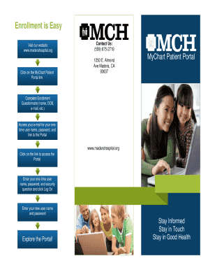 Fillable Online Click on the MyChart Patient Fax Email Print - pdfFiller