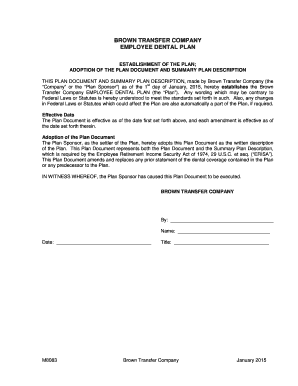 Fillable Online BROWN TRANSFER COMPANY Fax Email Print - pdfFiller