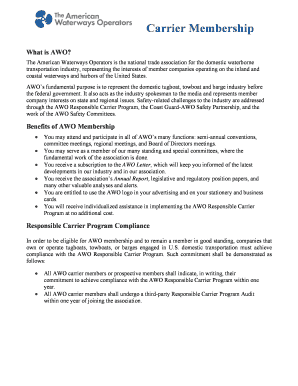 Fillable Online Carrier Application 2015 05 04 FINAL EAB Fax Email ...