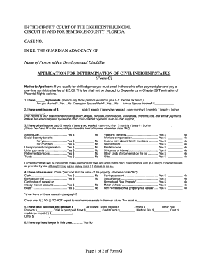 Fillable Online flcourts18 IN RE: THE GUARDIAN ADVOCACY OF Name of ...