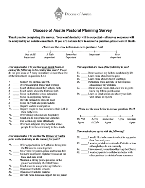 Fillable Online austindiocese Austin Strat Plan SurveyFinal - austindiocese Fax Email Print ...