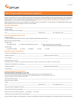 Fillable Online EPS Enrollment Form - OptumHealthFinancialcom Fax Email ...