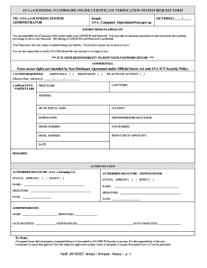 Fillable Online cites AVA ELECTRONIC CERTIFICATES LICENCES AND PERMITS ...