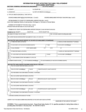 Fillable Online mctx Bureau of Vital Statistics form vs165, Revised 07 ...