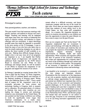 Fillable Online tjhsst Tech cetera - tjhsst Fax Email Print - pdfFiller