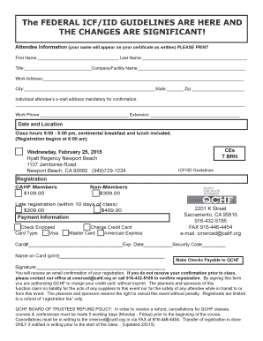 Fillable Online The FEDERAL ICFIID GUIDELINES ARE HERE AND Fax Email ...