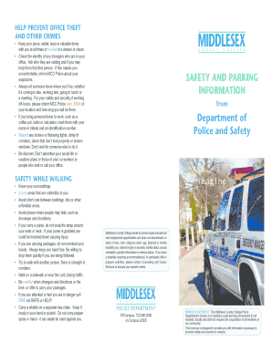 Fillable Online HELP PREVENT OFFICE THEFT Fax Email Print - pdfFiller