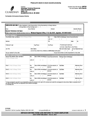 Fillable Online Please print clearly to ensure accurate processing Fax ...