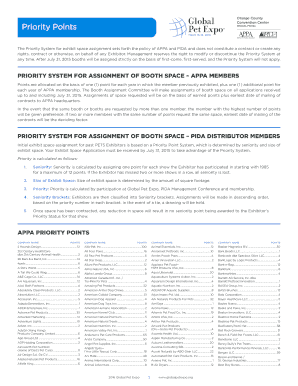 Fillable Online Priority Points Fax Email Print - pdfFiller