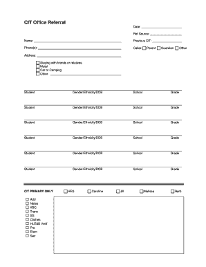 Fillable Online asdk12 Referral CIT Public 12 12-1doc Fax Email Print ...