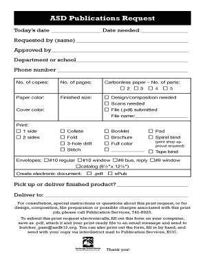 Fillable Online asdk12 ASD Publications Request - Anchorage School ...