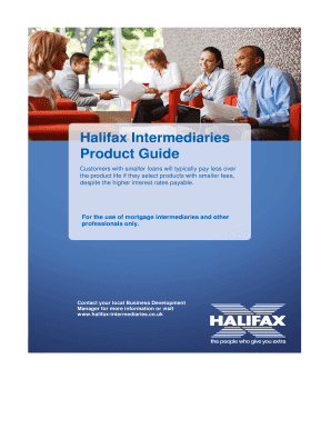 Fillable Online Halifax Intermediaries Fax Email Print - pdfFiller