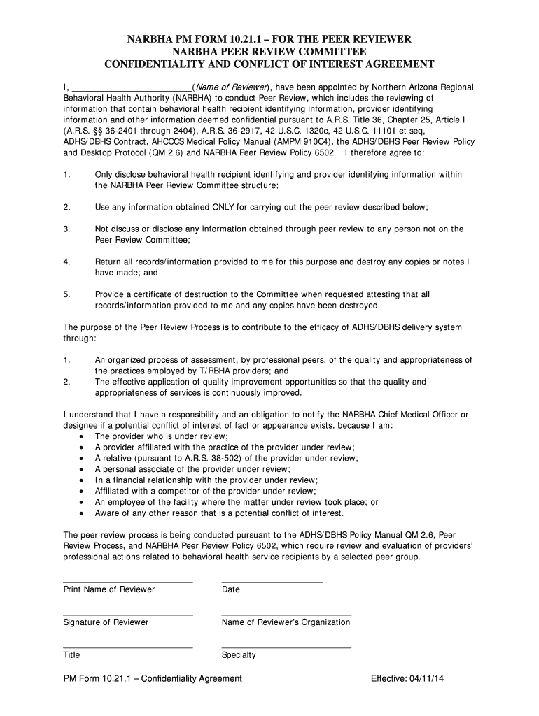 Fillable Online narbha ATTACHMENT A FOR THE PEER REVIEWER - narbhaorg ...