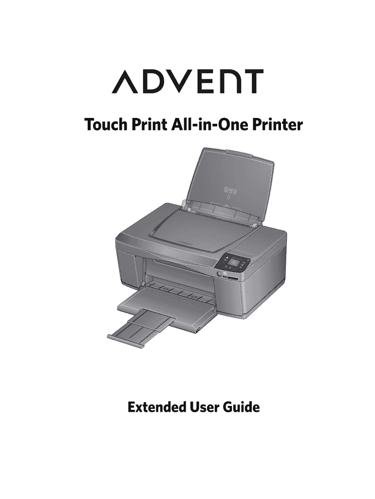 Fillable Online Touch Print All-in-One Printer Fax Email Print - pdfFiller