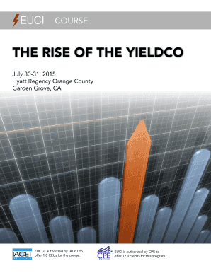 Fillable Online THE RISE OF THE YIELDCO Fax Email Print - pdfFiller