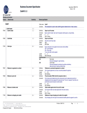 Fillable Online Element specification Fax Email Print - pdfFiller
