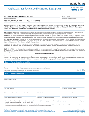 Fillable Online protest epcad 5801 TROWBRIDGE DRIVE, EL PASO, TEXAS ...