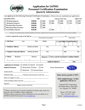 Fillable Online iapmo IAPMO Certification Application.doc - iapmo Fax ...