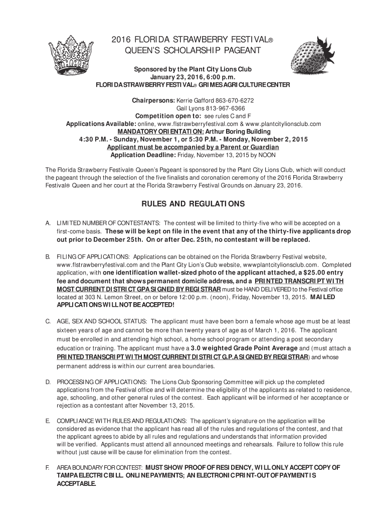 Fillable Online 2011 QUEENS RULES APPLICATION 2011 QUEENS RULES ...
