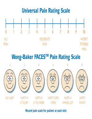 Fillable Online Universal Pain Rating Scale Fax Email Print - pdfFiller