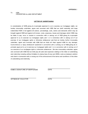 Fillable Online hdb gov APPENDIX I - HDB - hdb gov Fax Email Print ...