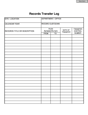 Fillable Online Records Transfer Log - San Diego Community College ...