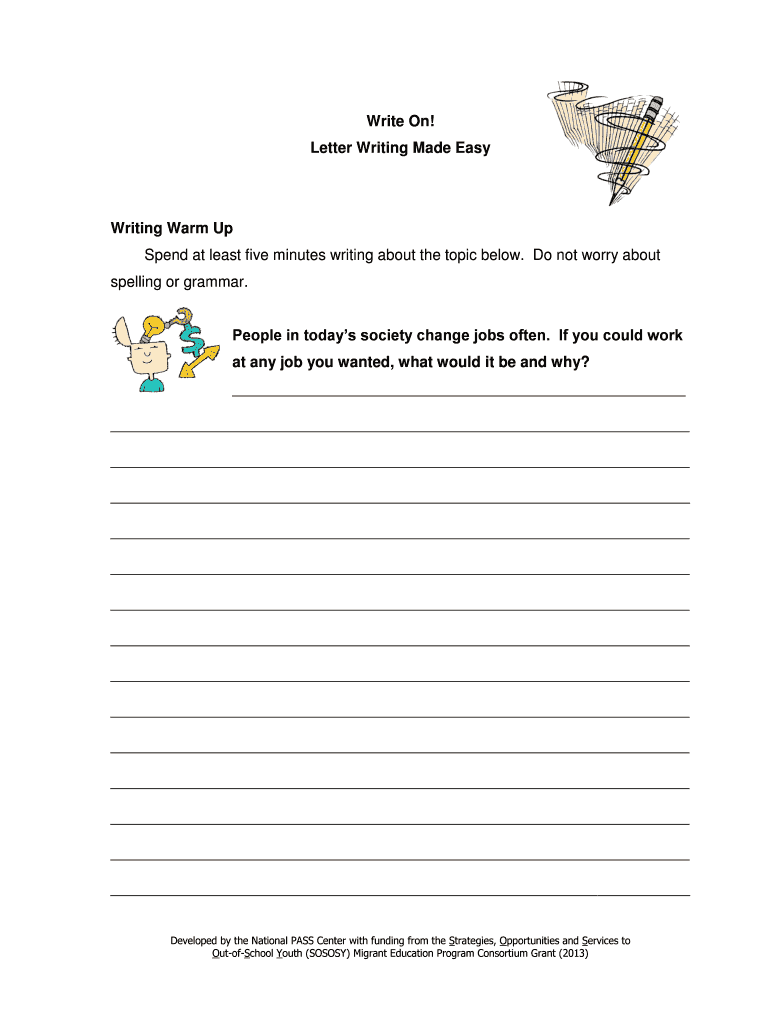 Fillable Online osymigrant Letter Writing Made Easy - Out-of-School ...