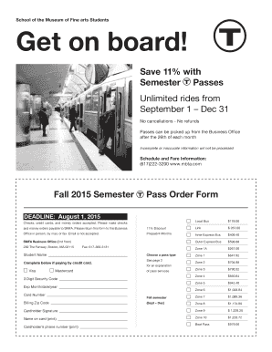 Fillable Online smfa MBTA Spring Discount Form Final MBTA Spring ...