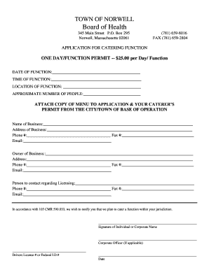 Fillable Online Common Victuallers License Application November 2 1995 ...