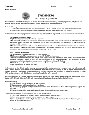 Fillable Online sgvcbsa Scout Name: Unit #: Date: Camp Attended ...