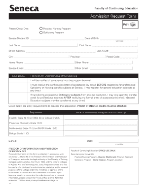 Fillable Online Admissions formdocx Fax Email Print - pdfFiller